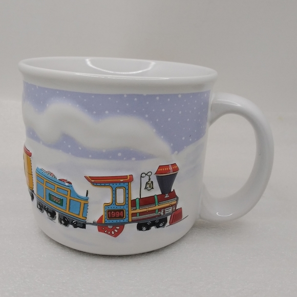 Hallmark | Dining | Hallmark Yuletide Central Train Mug Locomotive ...